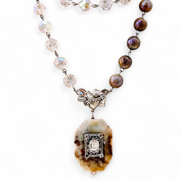 Very Demure Beaded Bauble Necklace | bel monili